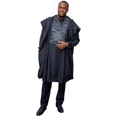 Men's African Boubou Set