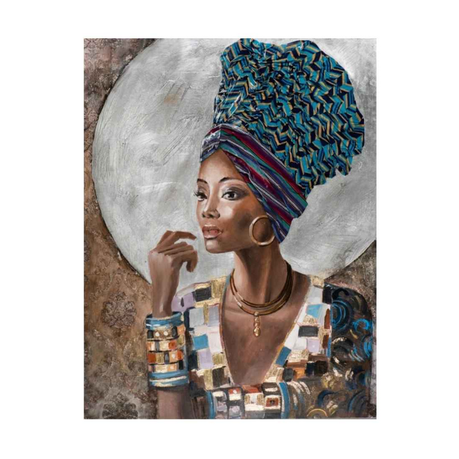 Ancient Green African Painting